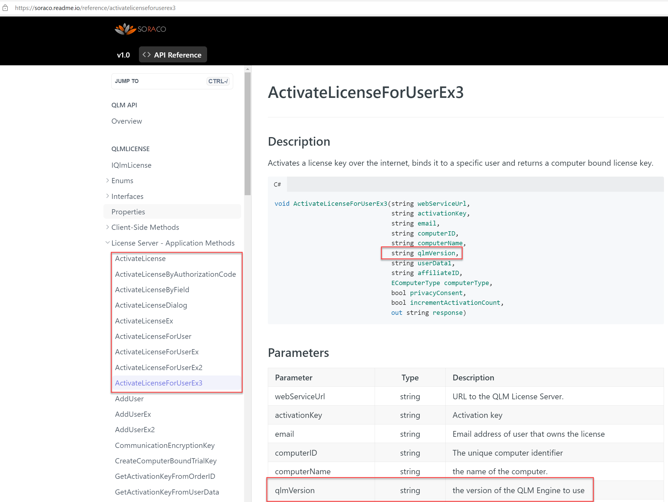 QLM License Models – Soraco Technologies